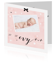 Geboortekaartjes meisje